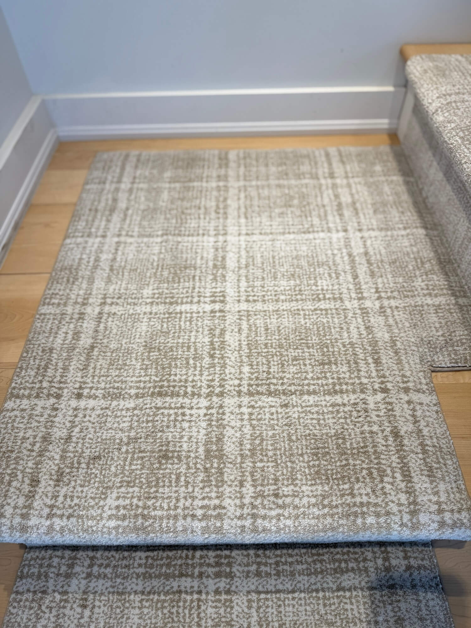 Tartan Beige Grindstone Stair Runner Landings – Direct Carpet