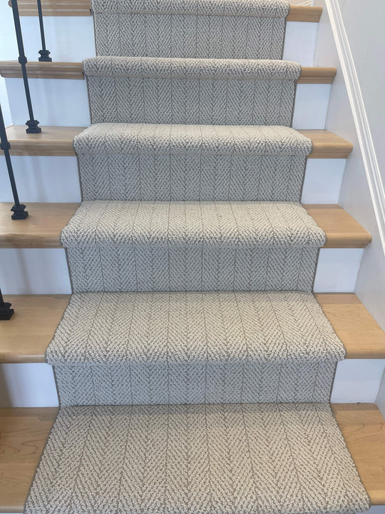 Herringbone Patterned Stair Runners | DirectCarpet.com – Direct Carpet