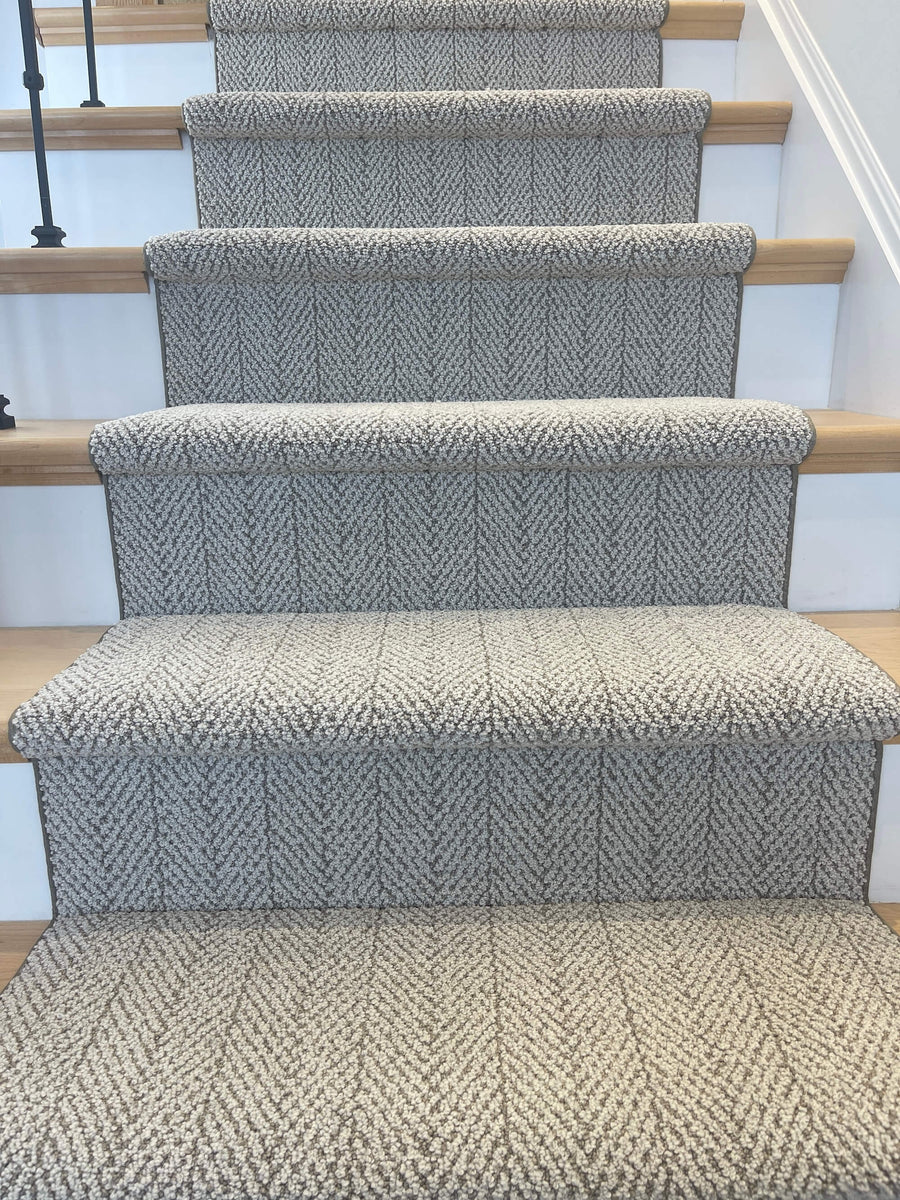 Herringbone Patterned Stair Runners | DirectCarpet.com – Direct Carpet