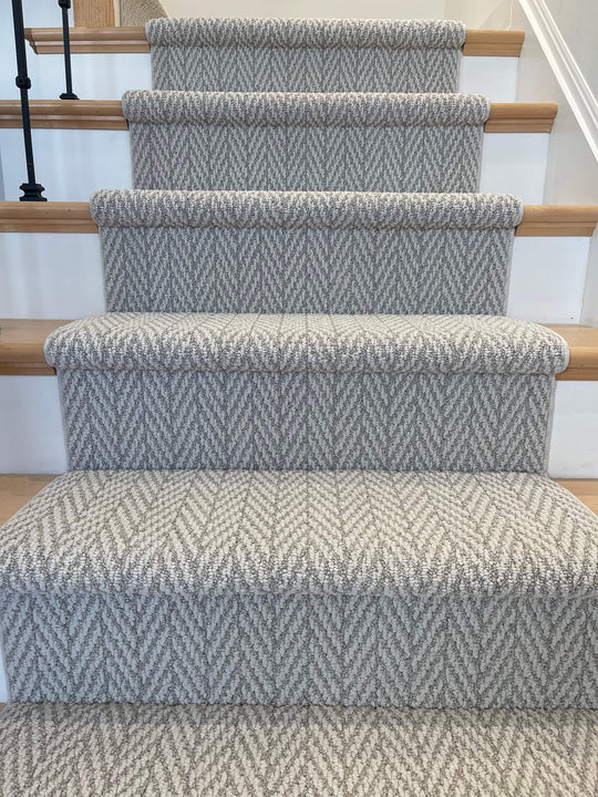 Herringbone Patterned Stair Runners | DirectCarpet.com – Direct Carpet