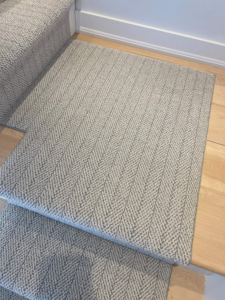 Herringbone Patterned Stair Runners | DirectCarpet.com – Direct Carpet