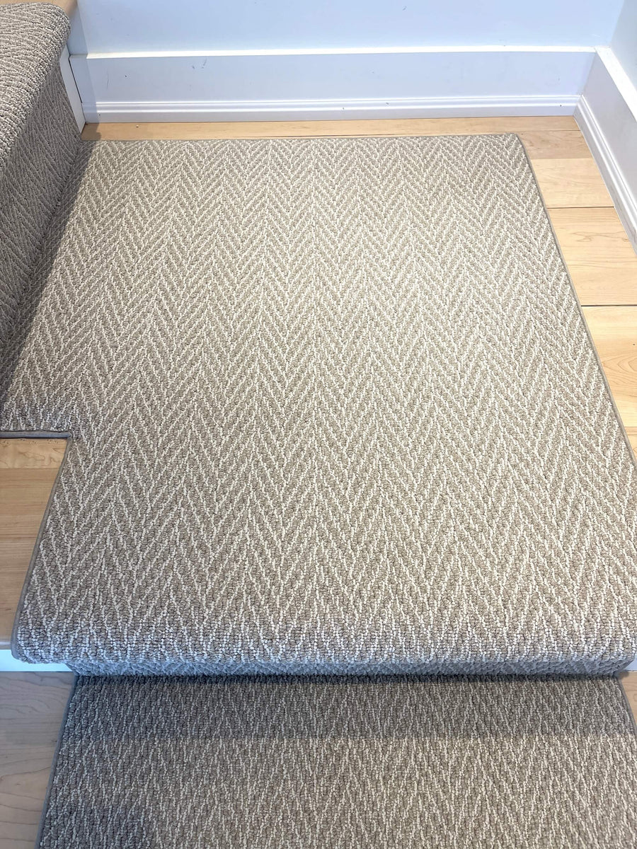 Herringbone Patterned Stair Runners | DirectCarpet.com – Direct Carpet