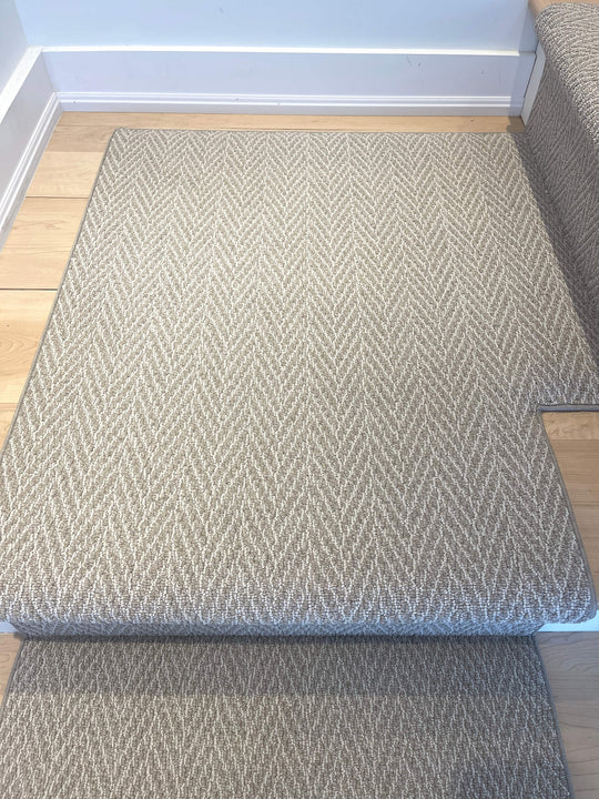 Herringbone Patterned Stair Runners | DirectCarpet.com – Direct Carpet