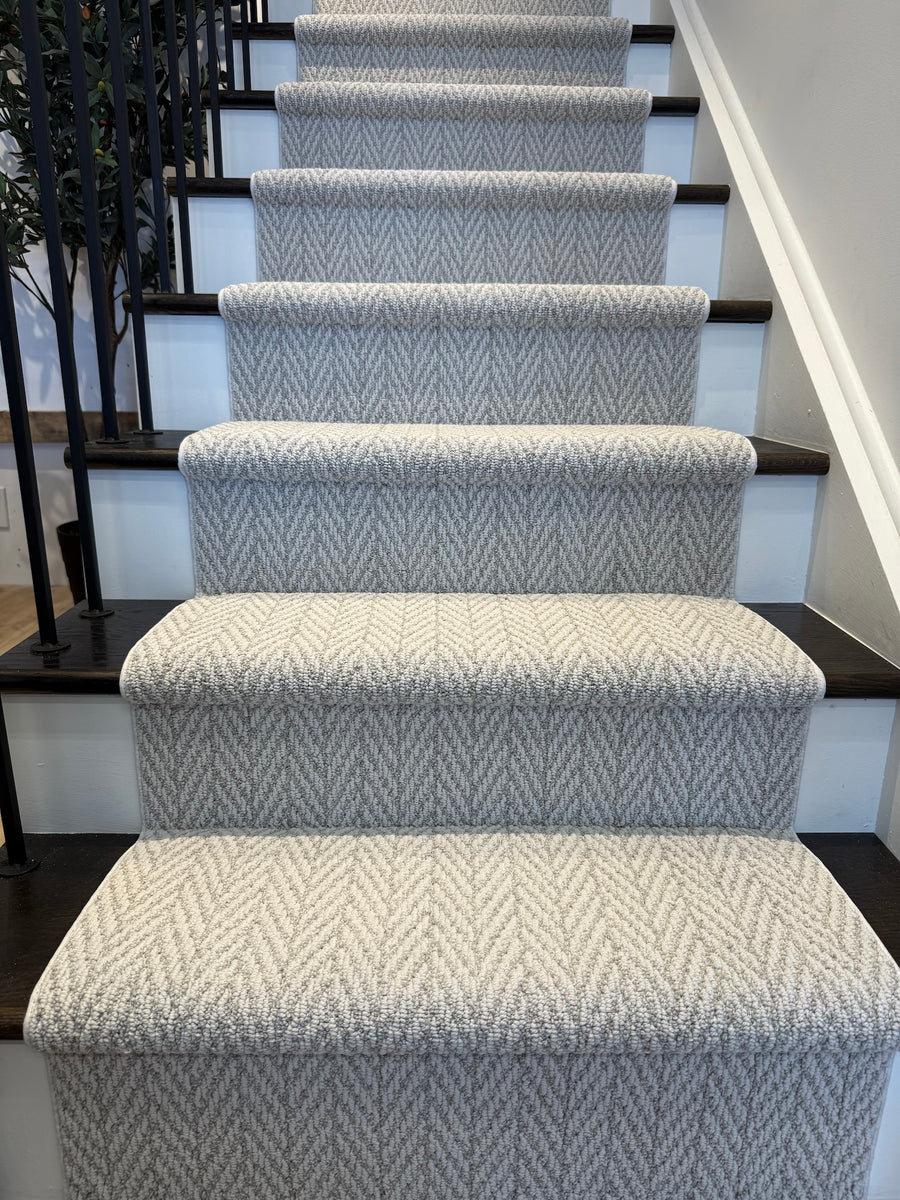 Herringbone Patterned Stair Runners | DirectCarpet.com – Direct Carpet